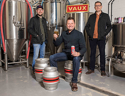 TV celebrity invests in revived Vaux - What's Brewing
